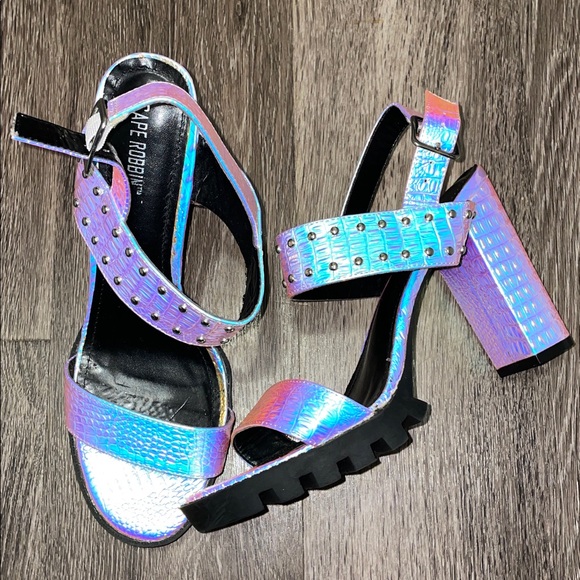 Cape Robbin | Shoes | Cape Robbin Womens Purple And Blue Leather 4 ...